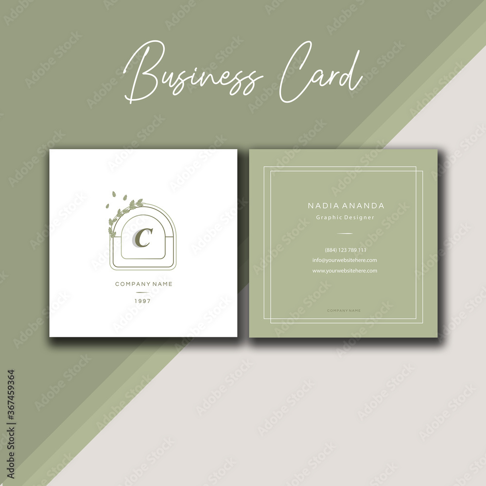 Vetor de Business card template. Vector Graphic of business card design ...