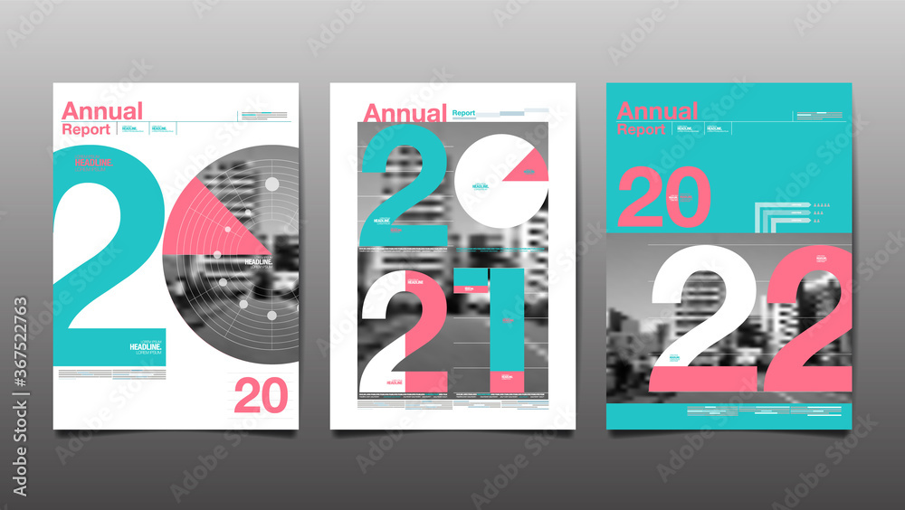 annual report 2020,2021,2022,2023 ,future, business, template layout ...