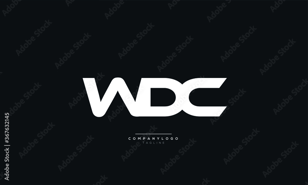 WDC Letter Business Logo Design Alphabet Icon Vector Symbol Stock ...