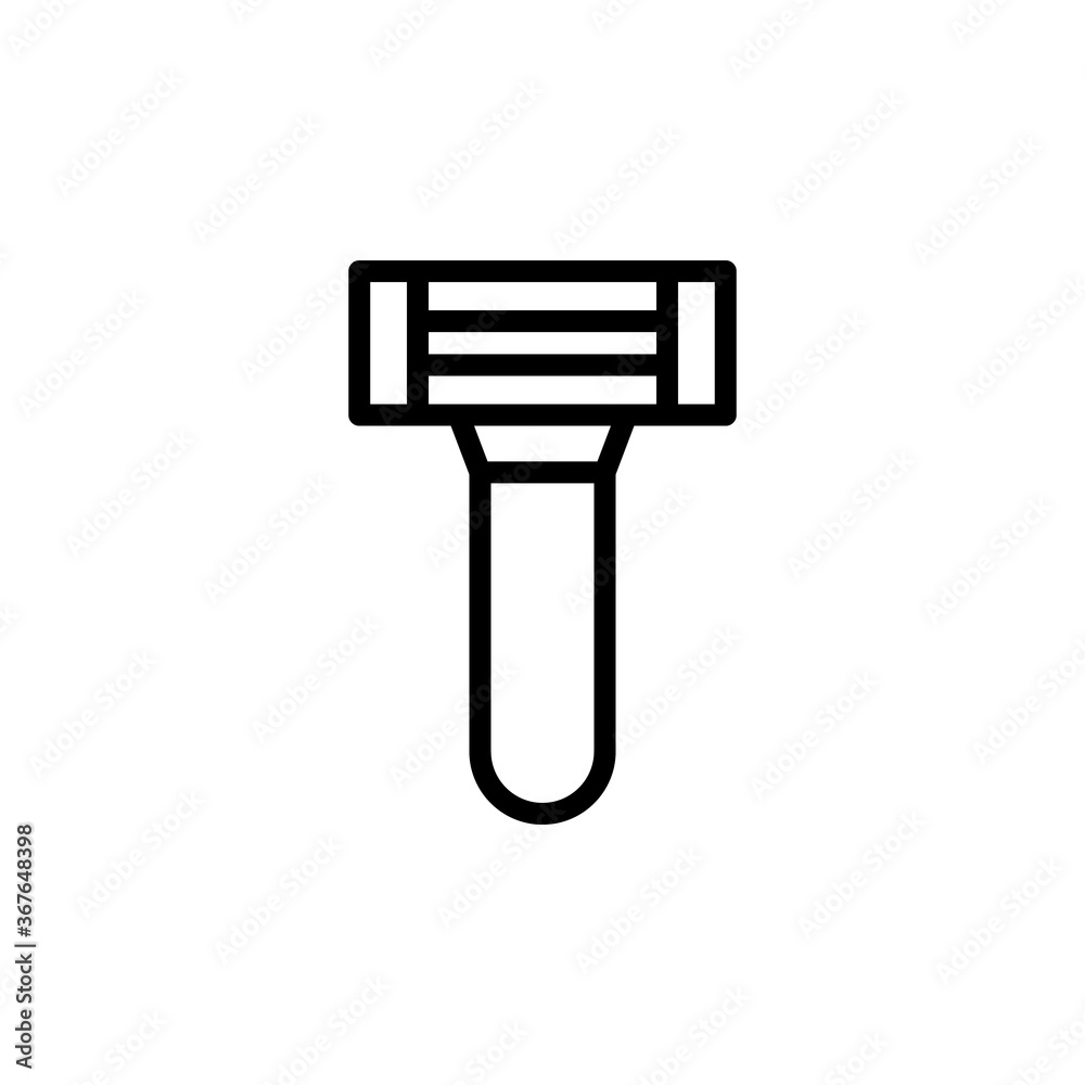 Shave, tattoo icon. Simple line, outline vector elements of tattooing ...