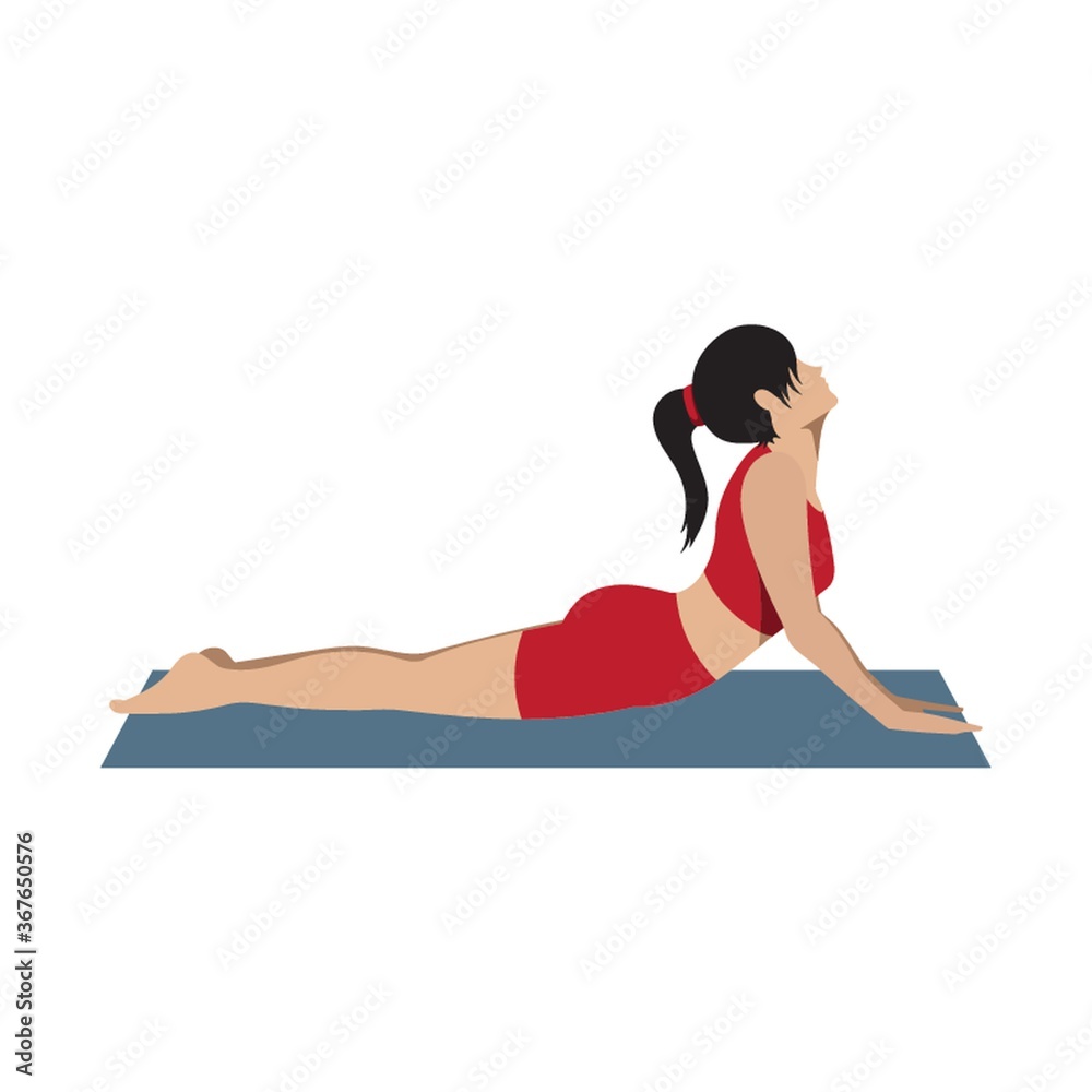 cobra asana Stock Vector | Adobe Stock