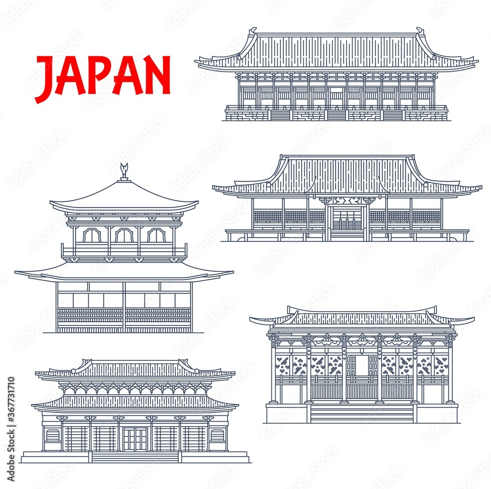 Japan buildings, Japanese temples, pagoda shrines, Kyoto architecture ...