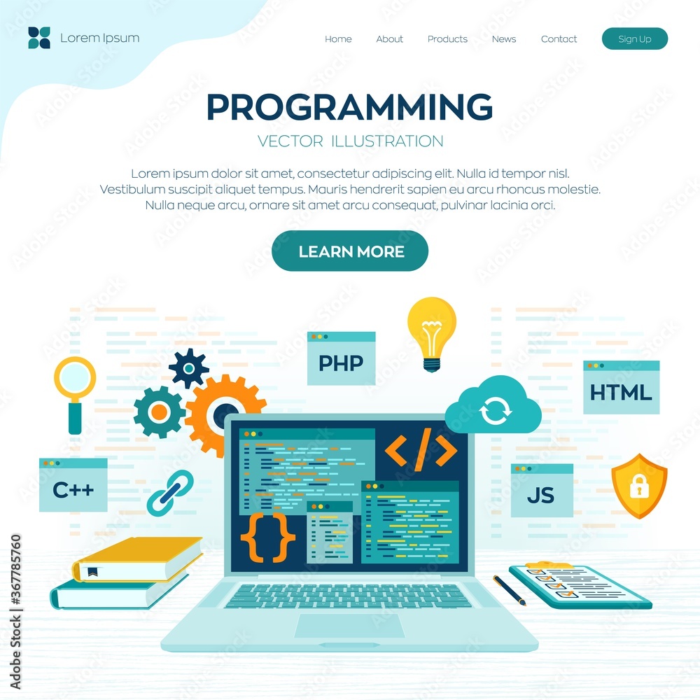 Programming Banner Coding Best Programming Languages Development And