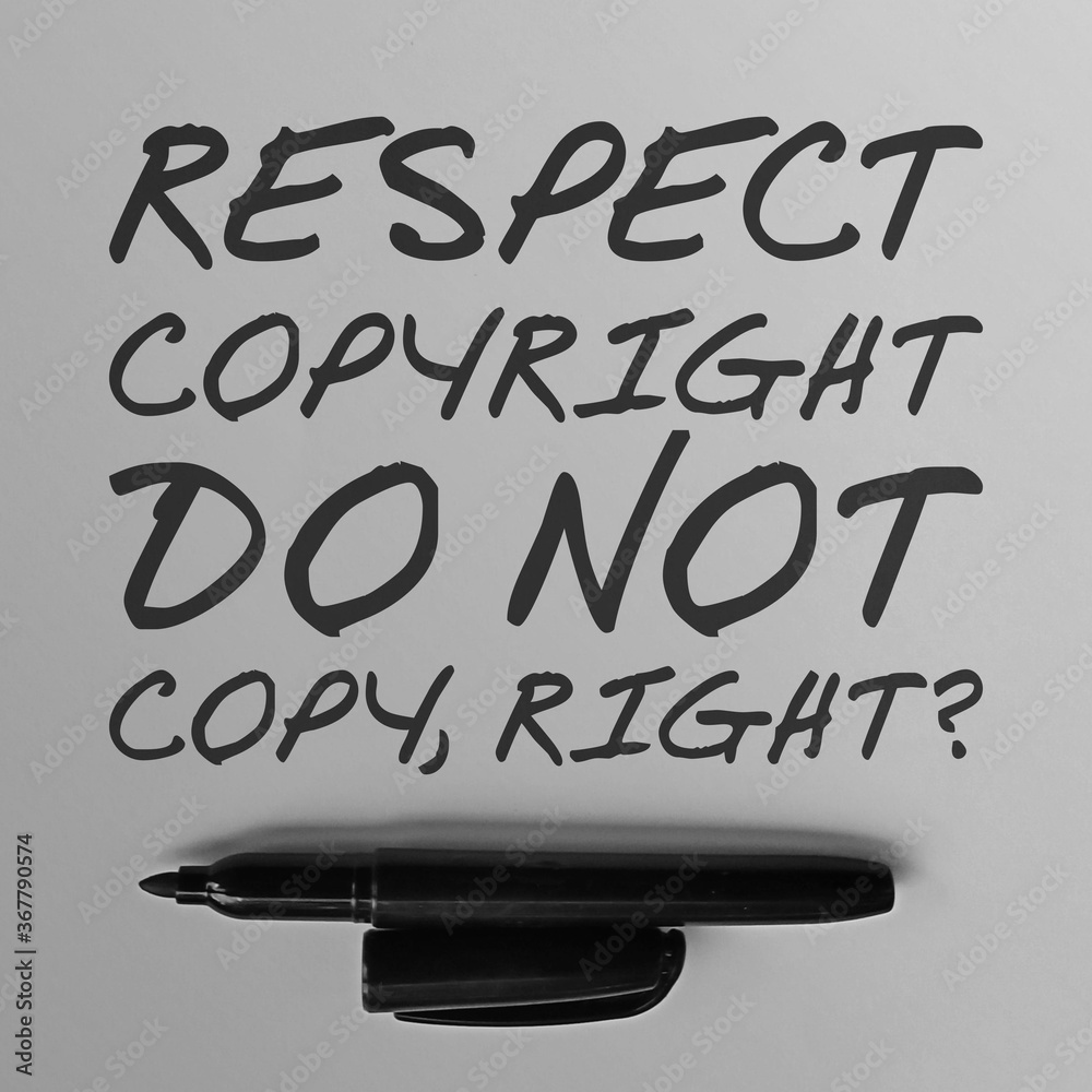 This Respect Copyright Motivation Quote design is perfect for print and ...