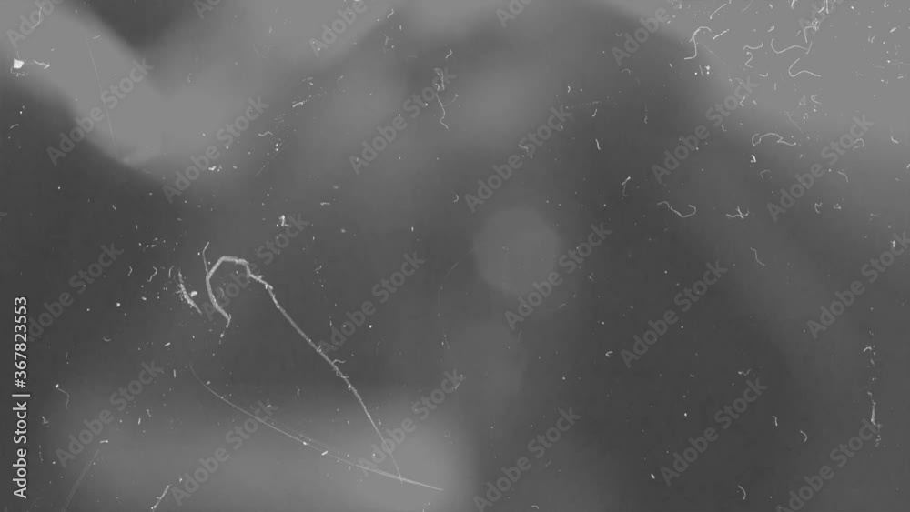 Screen of a Vintage TV with scratches and damage. Old Film Effect ...