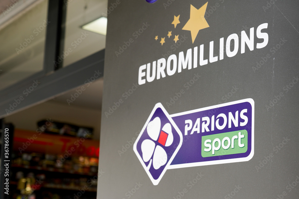 euromillions and parions sport french sign text logo of loto euro ...