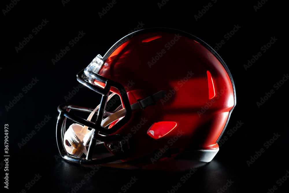 Professional gear and competitive sports concept with dramatic low key ...