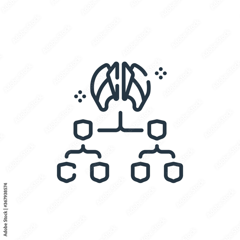 classification icon vector from esports concept. Thin line illustration ...