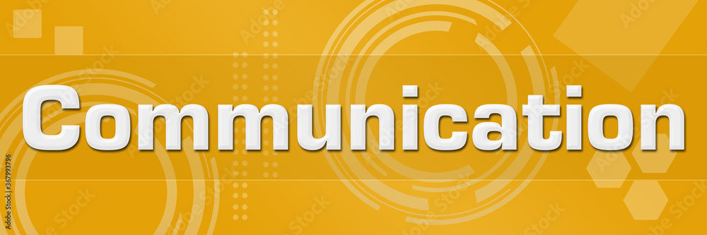 Communication Yellow Technology Background Horizontal Stock ...