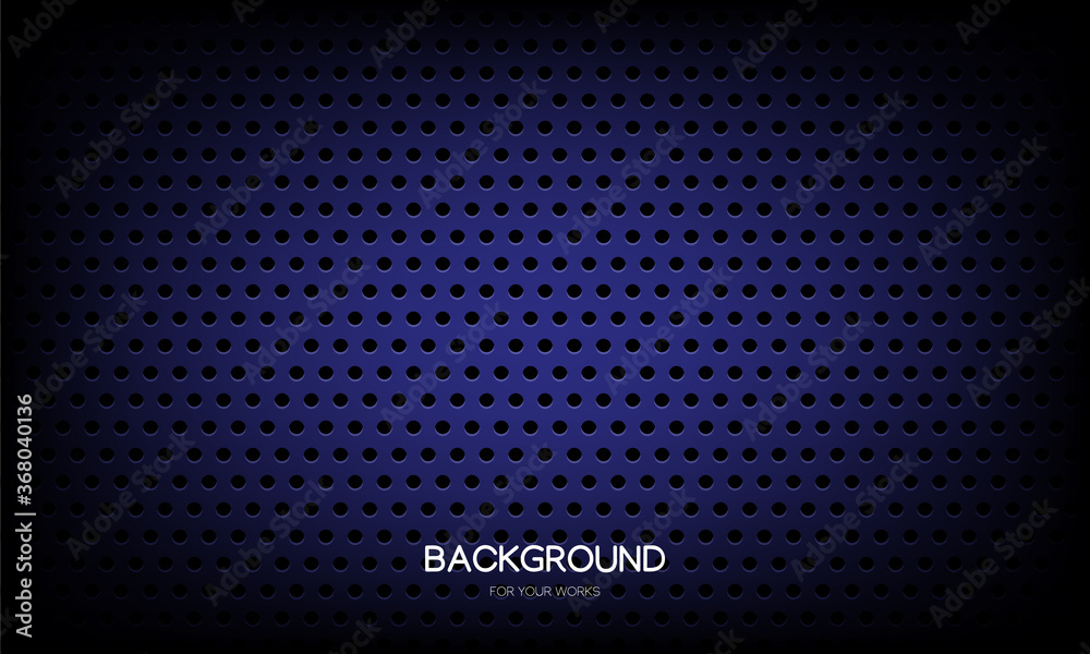 Abstract dark blue metal circle mesh design modern futuristic ...