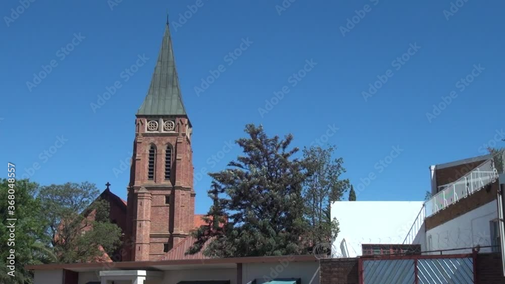 HD summer day video of Kimberley town, its buildings, streets ...