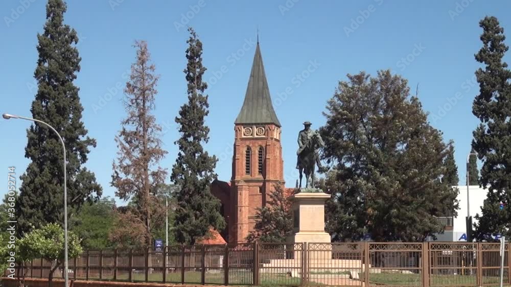 HD summer day video of Kimberley town, its buildings, streets ...