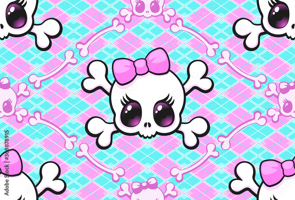 Girly Skull Pattern