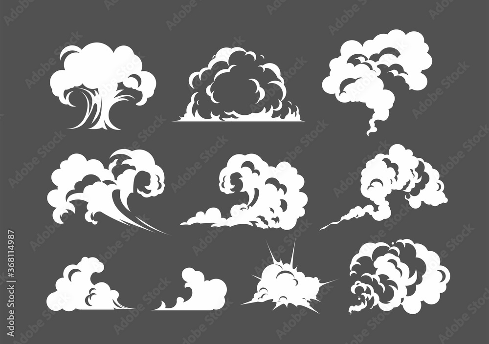 Steam Cloud Clipart