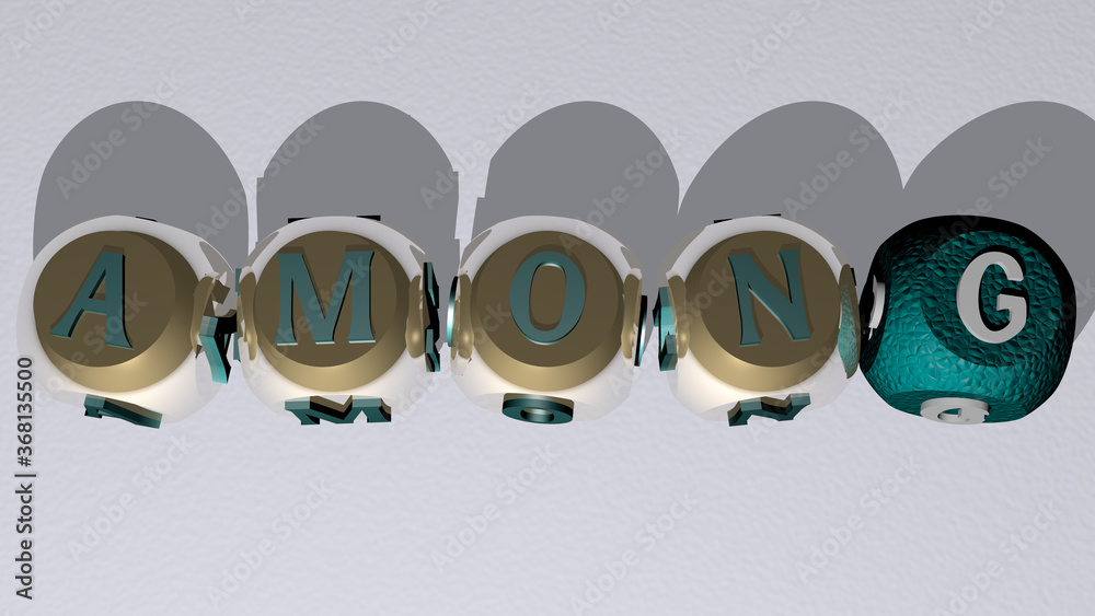 among combined by dice letters and color crossing for the related ...