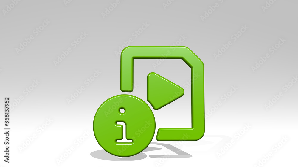 video file information from a perspective with the shadow. A thick ...