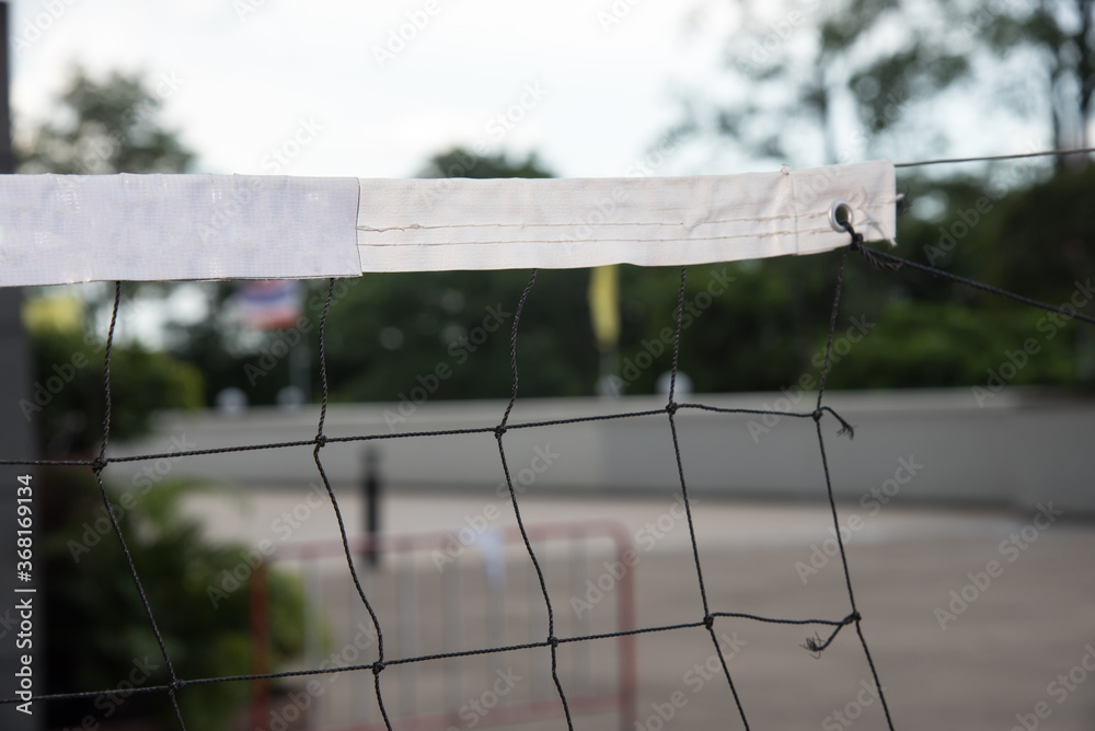 Net for sepak takraw competition Stock Photo | Adobe Stock