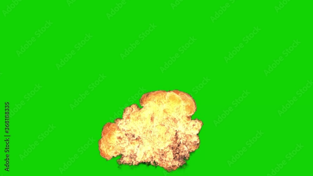 Vidéo Stock explosion bomb fire bomb green screen bomb explosion effect ...