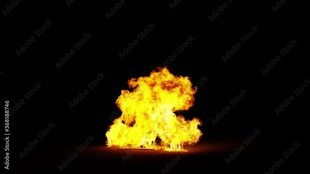 Close Up fire explosions and blasts. Explosion Spark and Particles ...