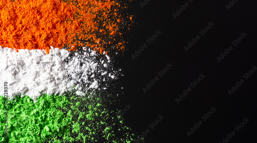 Indian Independence Day celebration background concept. Symbolic flag ...
