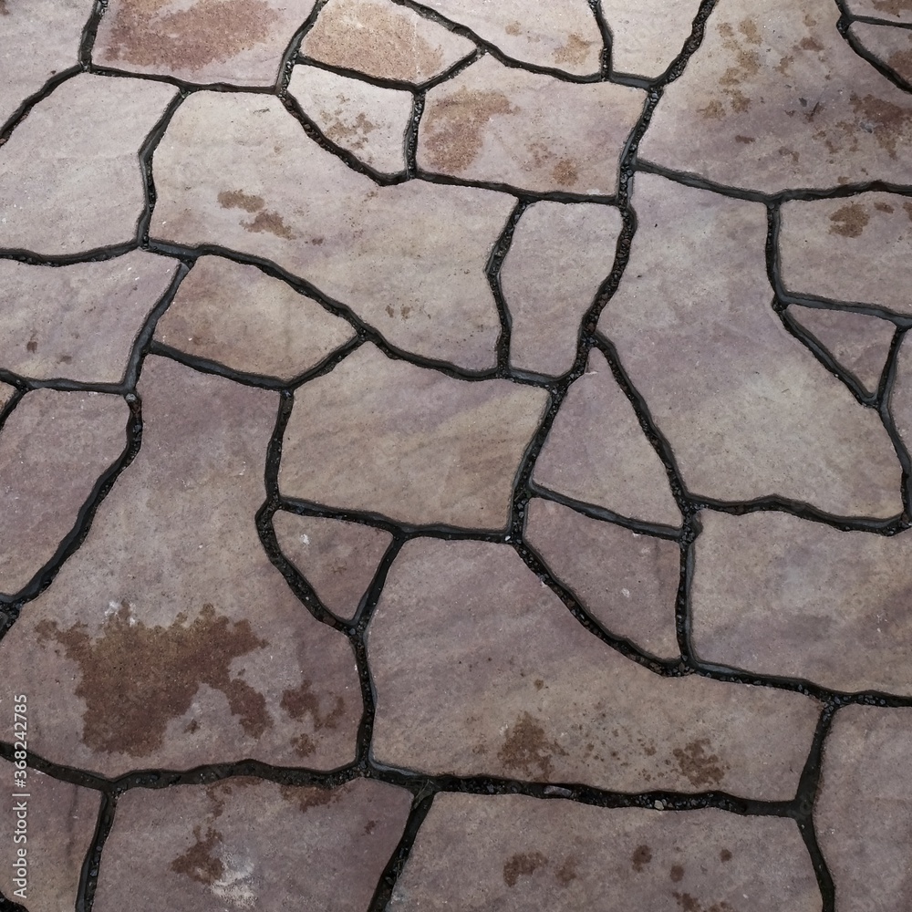 Modern flagstone mosaic tiles slabs with random chaotic texture for ...