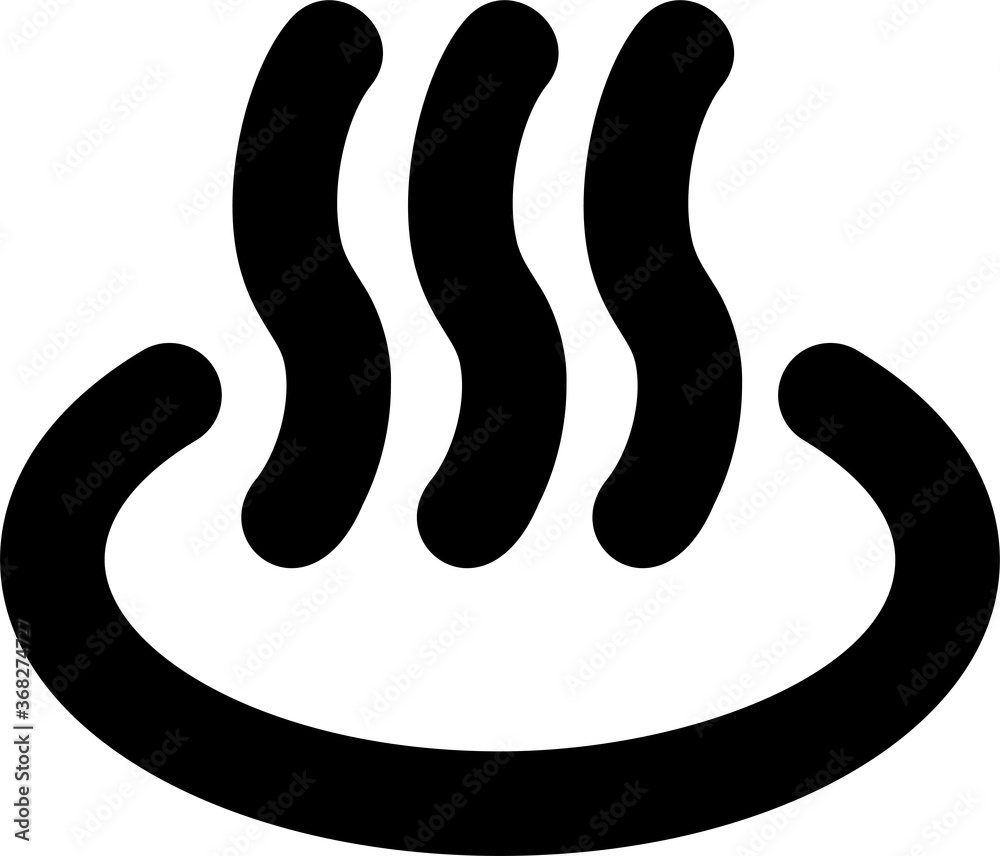 シンプルな温泉のピクトグラム Stock-Vektorgrafik | Adobe Stock