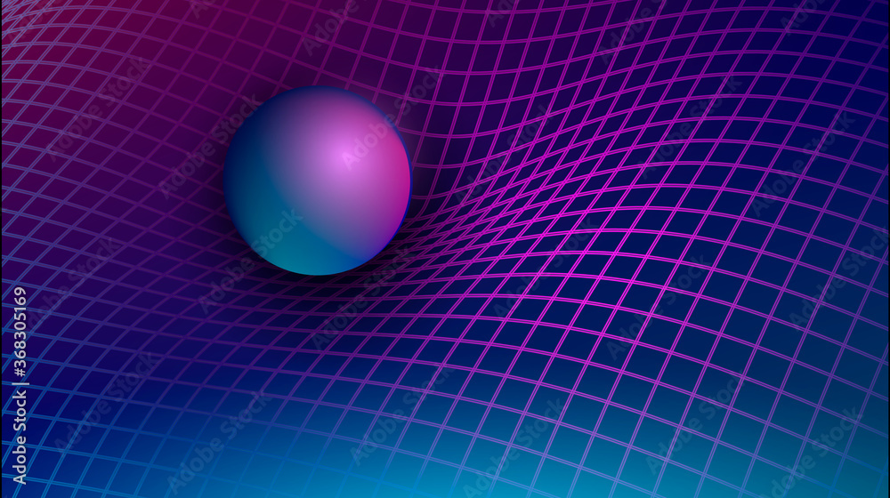 Gravity, gravitational waves concept. Physical and technology ...