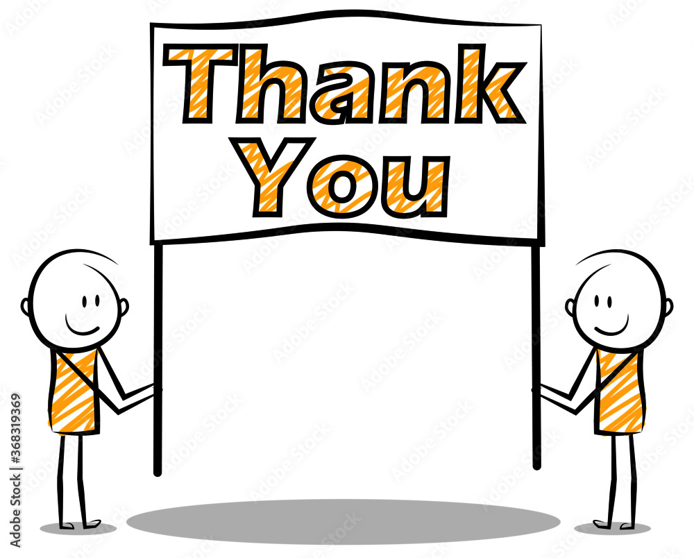 cartoon stickman: thank you,banner,15th august, india, independence day ...