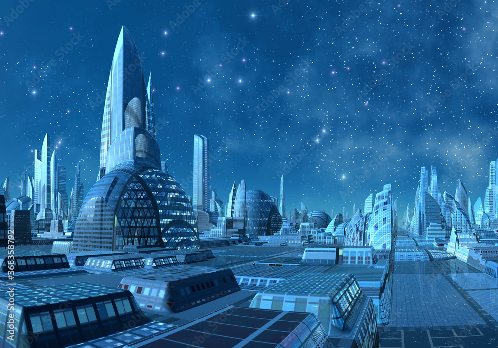 Futuristic Alien Cities