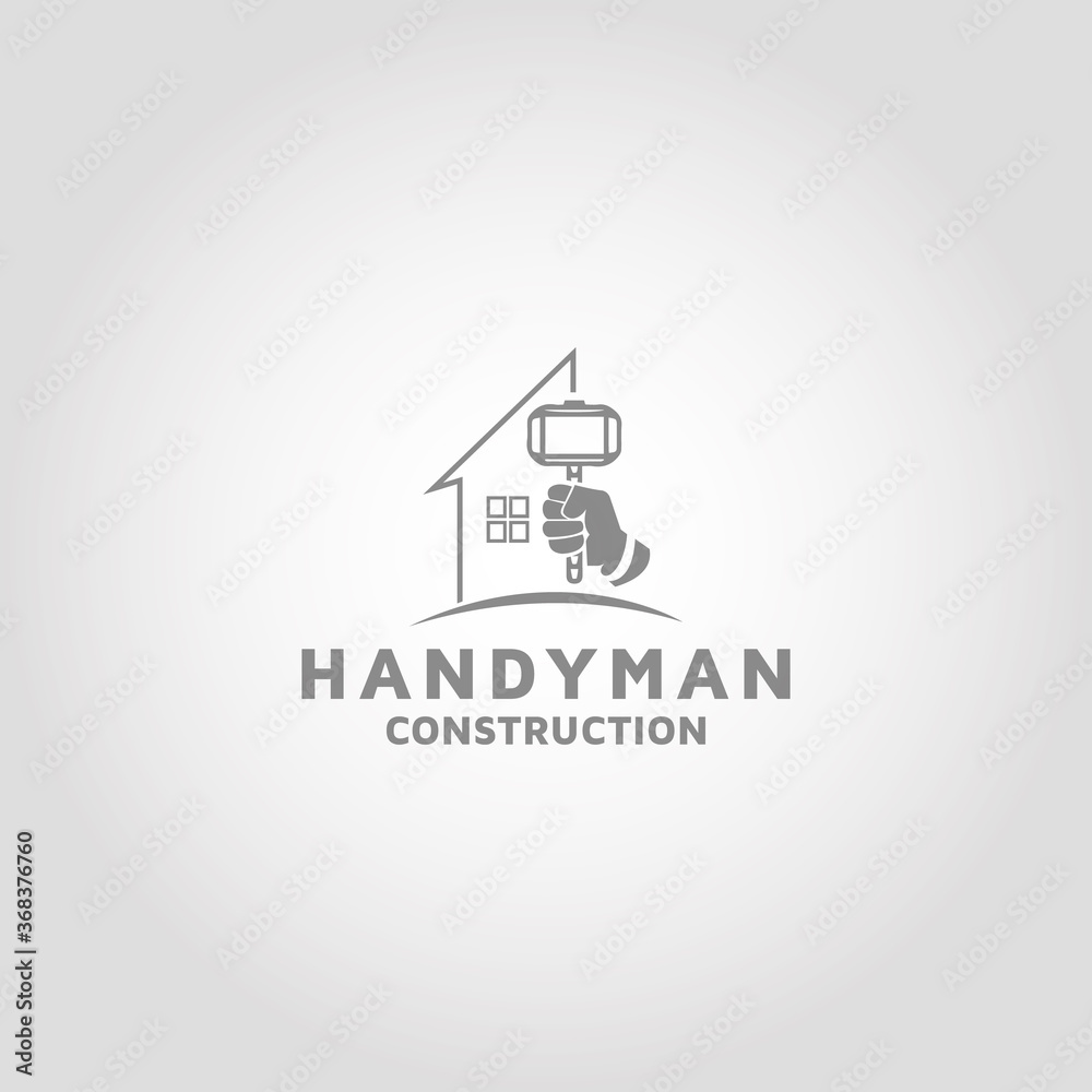 Handyman Construction Vector logo design template idea and inspiration ...