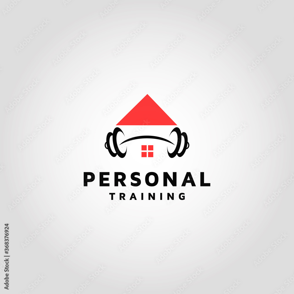 Home personal training logo design template idea and inspiration Stock ...