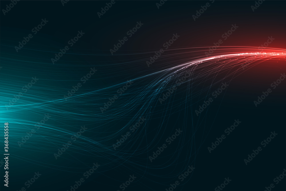 digital technology abstract light streaks background design Stock ...