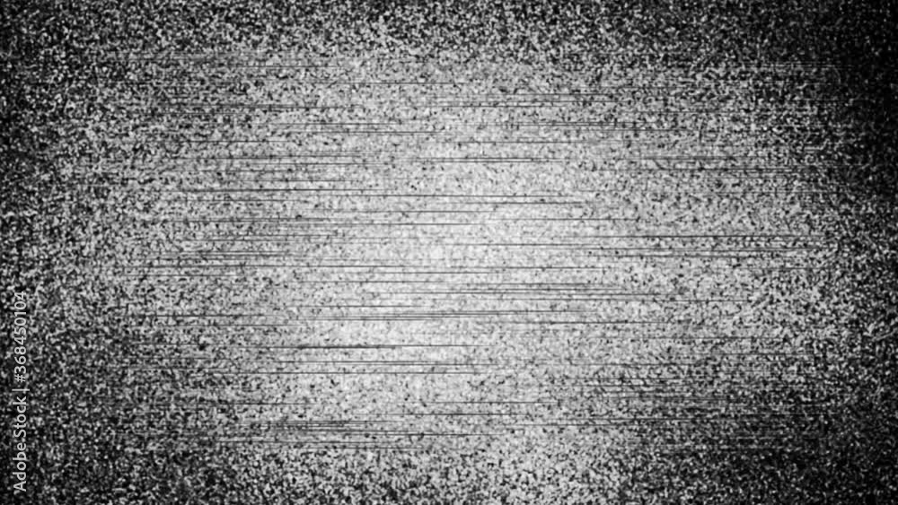 Glitch Analog Static Noise texture. Monochrome, black and white offset ...
