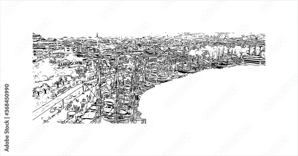 Building view with landmark of Alanya is a resort town on Turkey’s ...