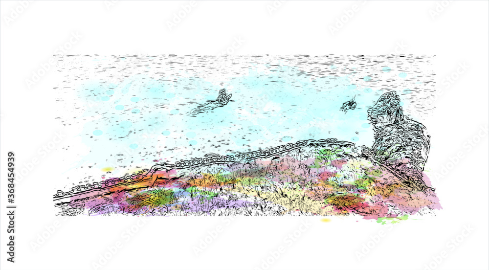 Building view with landmark of Alanya is a resort town on Turkey’s ...