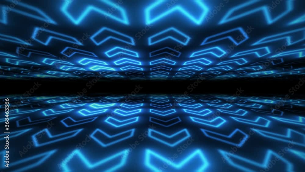 Vidéo Stock 3d Arrows Technology Shifting Background/ 4k animation of ...