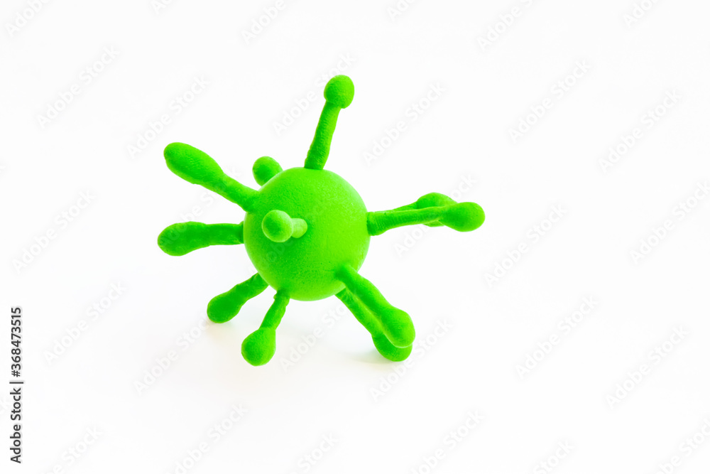 Model of a pathogenic infectious virus pathogen of various diseases in ...