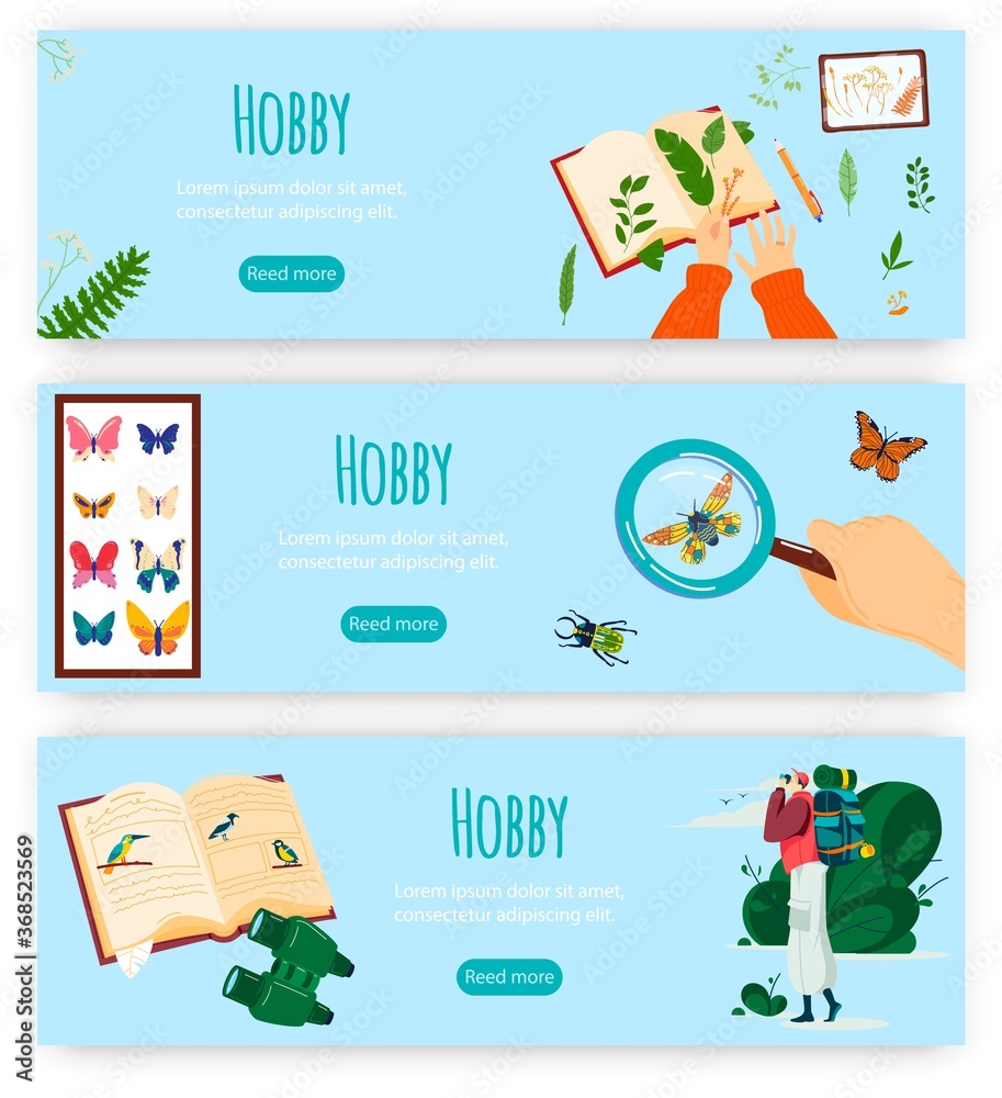 Hobby creative art vector illustration. Cartoon flat hobbyist hands ...