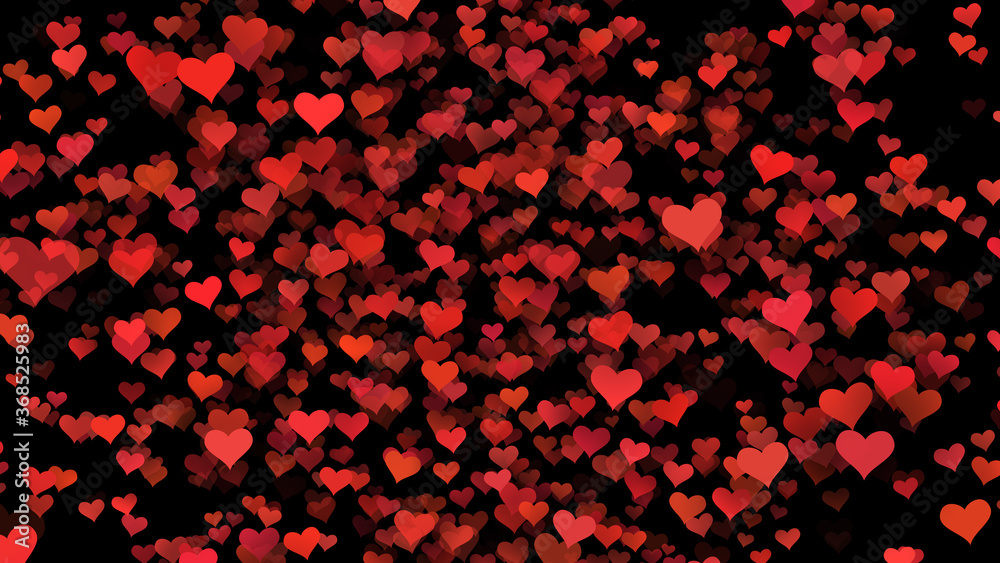 red hearts background Stock Illustration | Adobe Stock