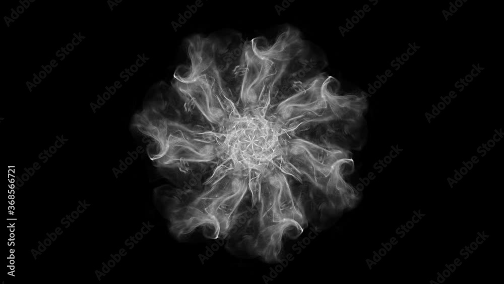 Vidéo Stock White Particles Shockwaves Overlay Graphic Elementsb 4k ...