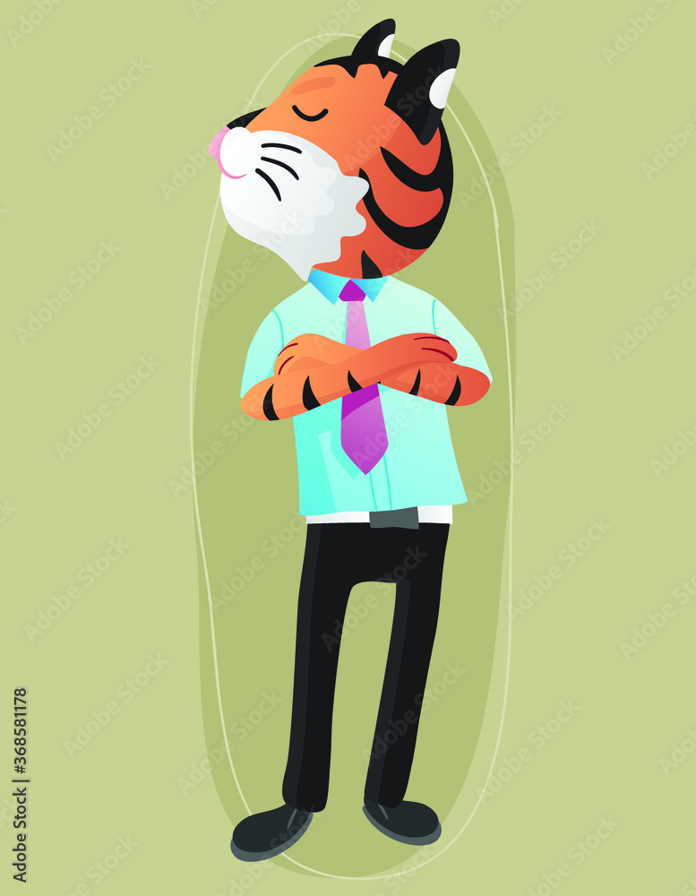 Tiger mascot suitable for character design or any graphic design ...
