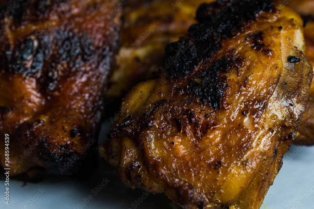 delicious homemade chicken inasal or lechon manok. favorite dish of ...