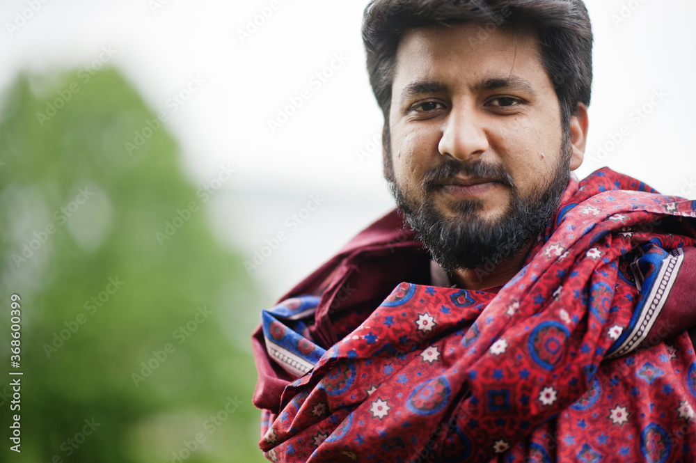 Afghanistan man wear traditional clothes. Stock Photo | Adobe Stock