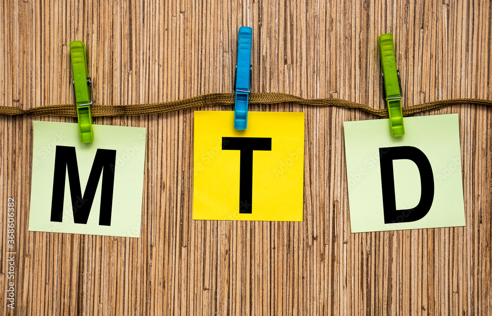 MTD Business Customer Management Analysis Service Concept Business team ...