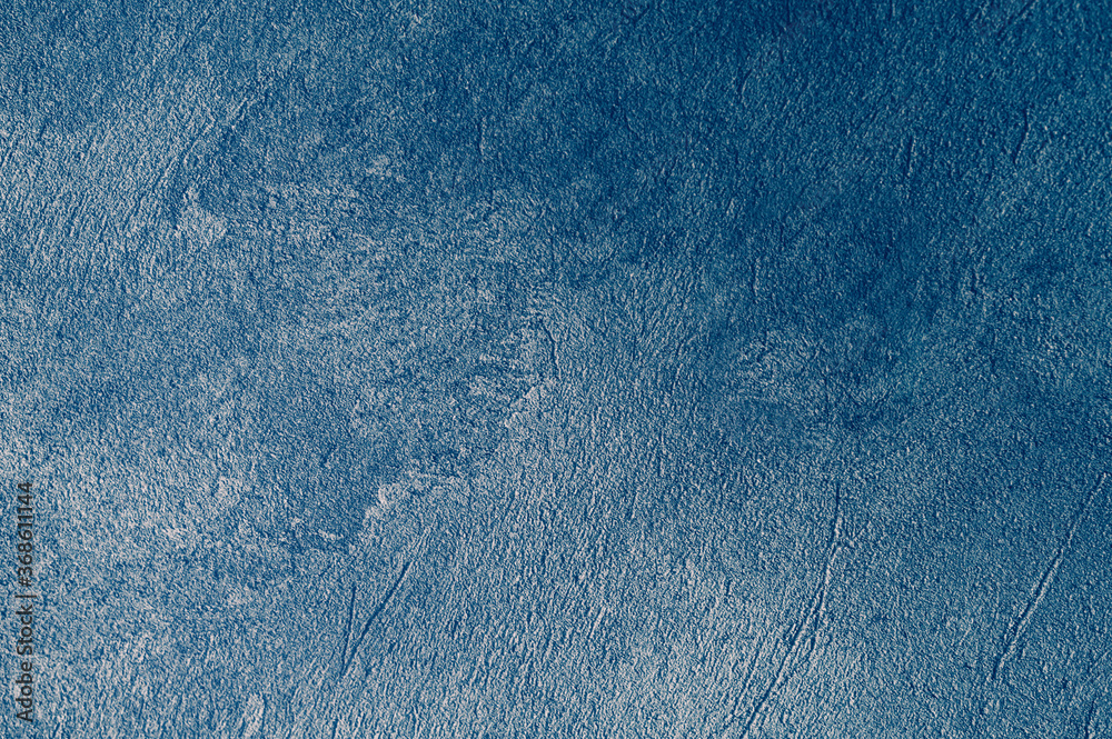 Beautiful blue texture wall background. Cracks and scratches. Wall ...