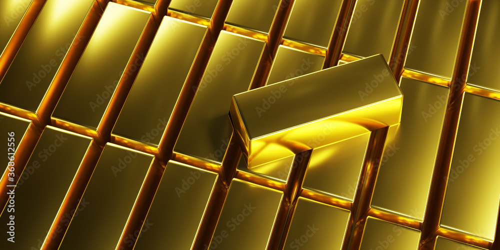 3d Model Render Gold bsr Stock Illustration | Adobe Stock