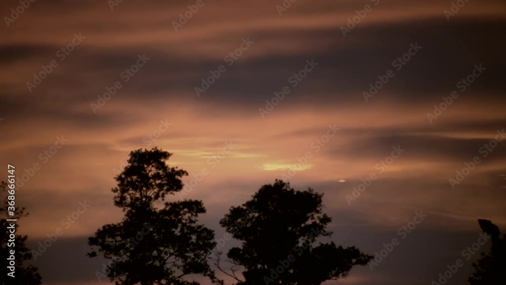 Distant Bombs with Sound bombings Explosions World War 2 Red Sky Sunset ...