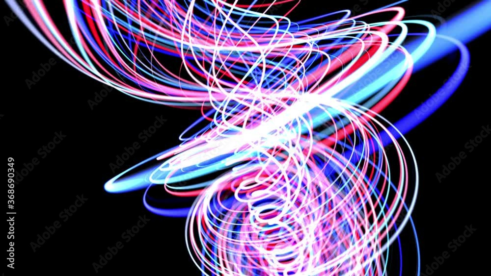 Light flow bg in 4k. Abstract looped background with light trails ...