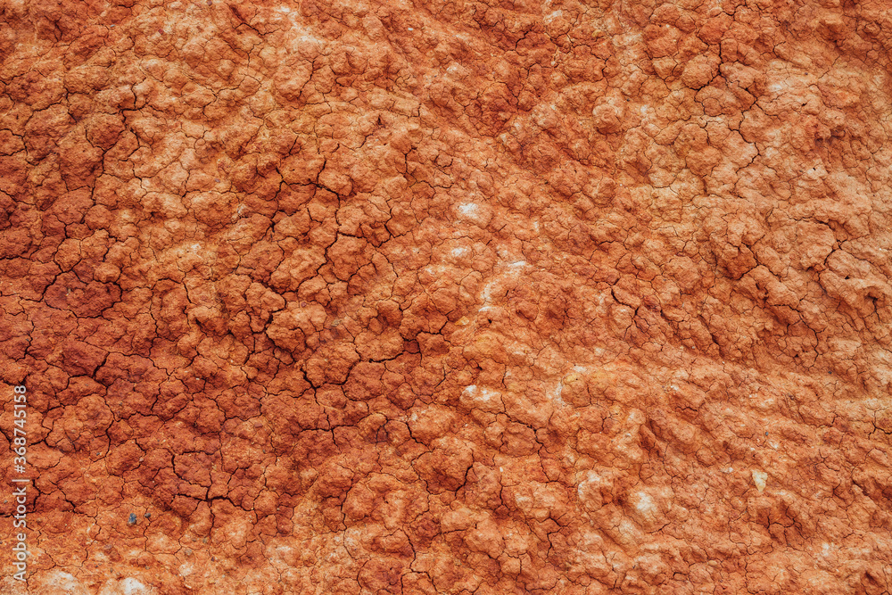 Nature background of cracked dry lands. Natural texture of soil with ...