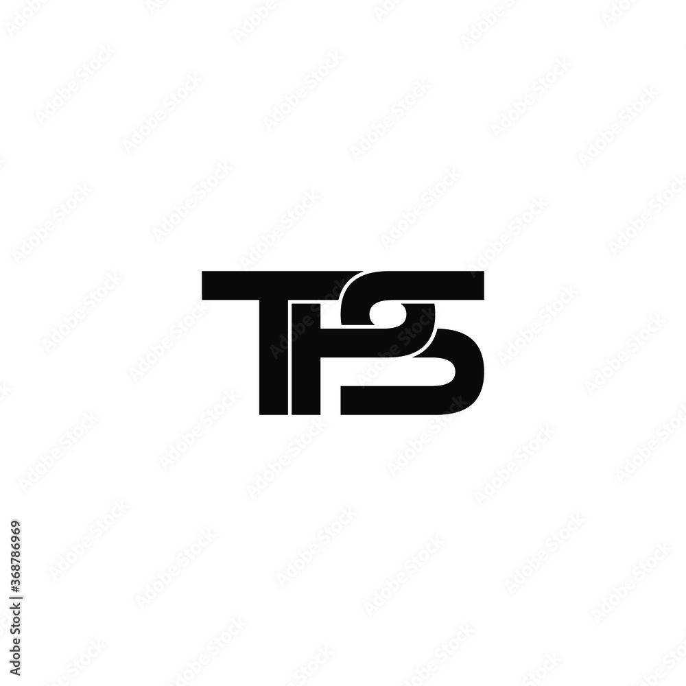 tps letter original monogram logo design Stock Vector | Adobe Stock